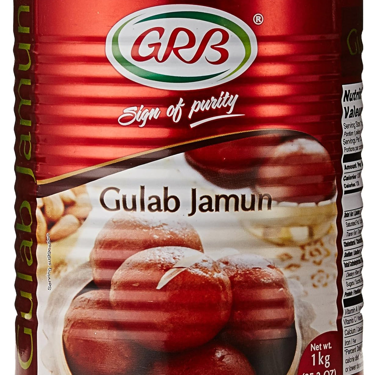 Buy GRB Gulab Jamun 1Kg Tin Online Germany – Desigros