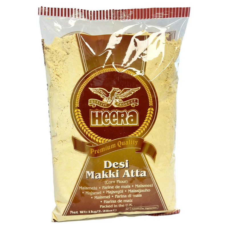 Heera Makki Desi Atta | Maize Flour 1Kg – Desigros